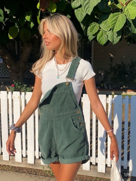 Princess Polly | Jeans | Princess Polly Kacey Forest Green Corduroy ...